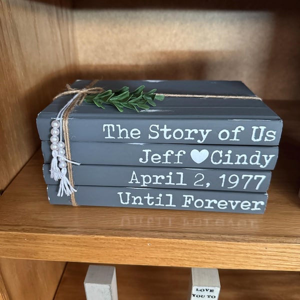 Custom Hardback Book Stacks | Family Book Stacks | Quote Book Stacks ...