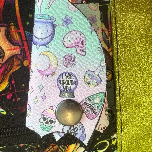 Bat Keychain, Halloween Key Fob, Bat Wing Accessory, Key Keeper, Spooky ...