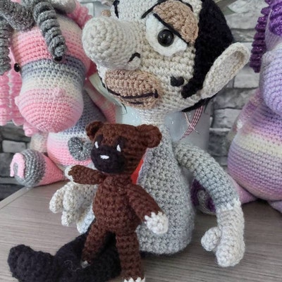 MR BEAN and Teddy PATTERN Amigurumi - Etsy