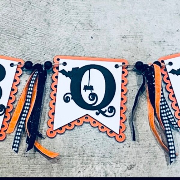 Boo Halloween Banner SVG File | Halloween SVG File | Laser Cut File ...