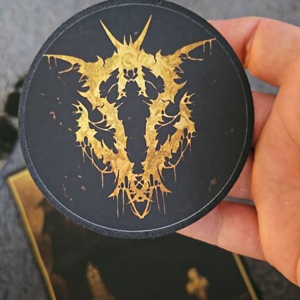 Wolf in the Forest,back Patch,backpatch,thick Black Canvas,patch for Jacket,vest,nature,wildlife ...