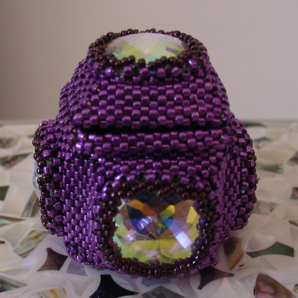 Carrier Beads Beading Pattern / Tutorial for a Beaded Box - Etsy
