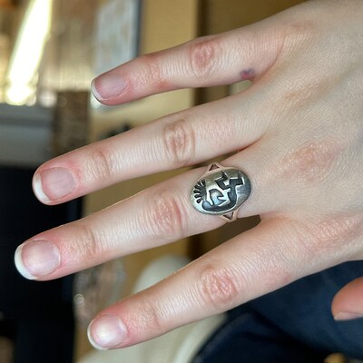 Vintage Gothic Grinning Grim Reaper Skeleton Focal Bead Pendant Carved ...