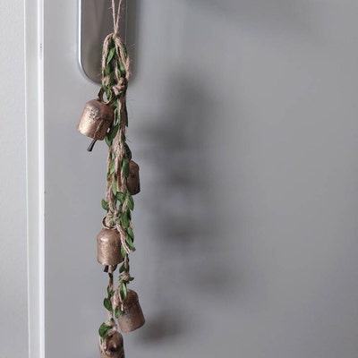 Set of 3 Large Cow Bells for Your Front Door Wreath, Porch Bells ...