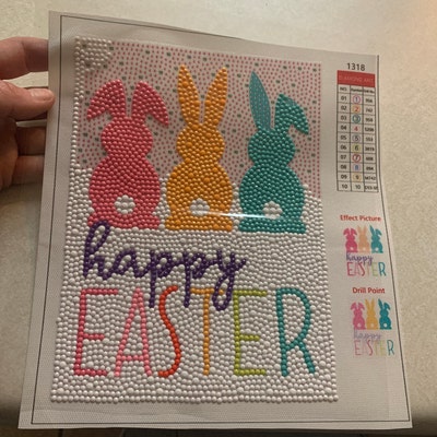 Happy Easter Diamond Art Kit - Etsy