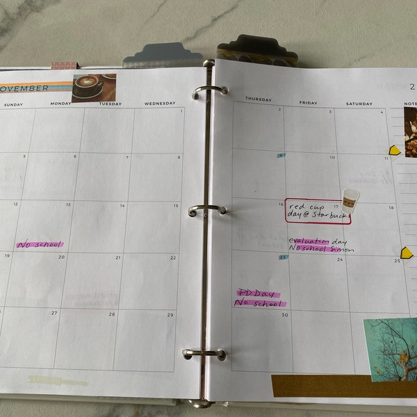 2024 Dated Monthly Planner on Two Pages, Monthly Organizer, Monthly ...
