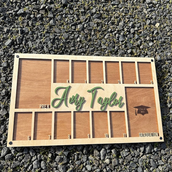 School Years Photo Frame SVG, Graduation Picture Frame SVG File, Kids ...