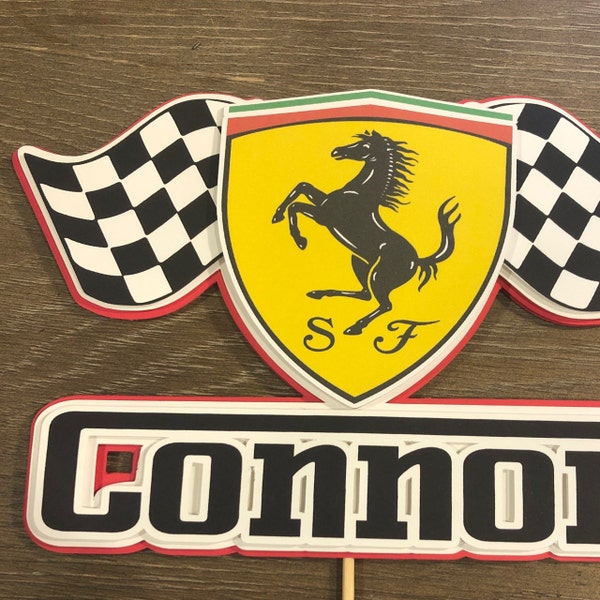 Ferrari Cake Topper! - Etsy