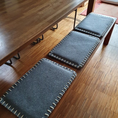 Stuhlkissen aus Wollfilz - Etsy.de