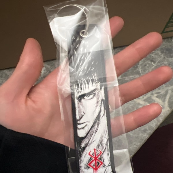 Berserk Anime Embroidered Jet Tag Keychain - Etsy