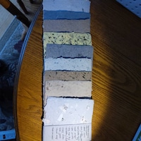 Upcycled Handmade Paper From Recycled Materials. Eco Friendly, Mixed ...