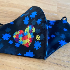 Autism Awareness Face Mask Love Educate Support and Advocate - Etsy