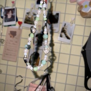 The Green of Hearts Phone Charm Green Phone Charm Phone Accessory Fairy ...