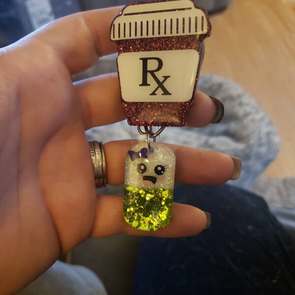 Pharmacy Badge Reel| Chill Pill Badge Reel| ID Holder| Nurse Badge ...