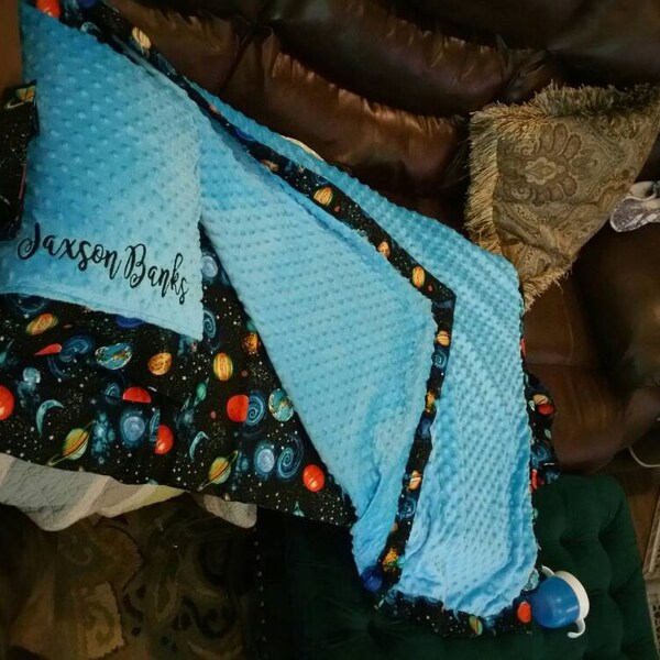Kindermat Cover With BOTH Attached Minky Blanket and Attached ...