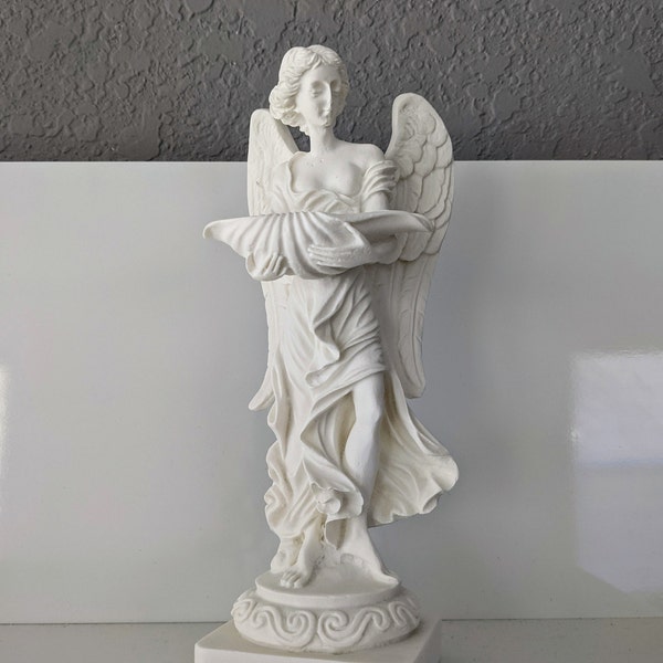 Handmade Alabaster Angel Statue 9.45 In - Etsy