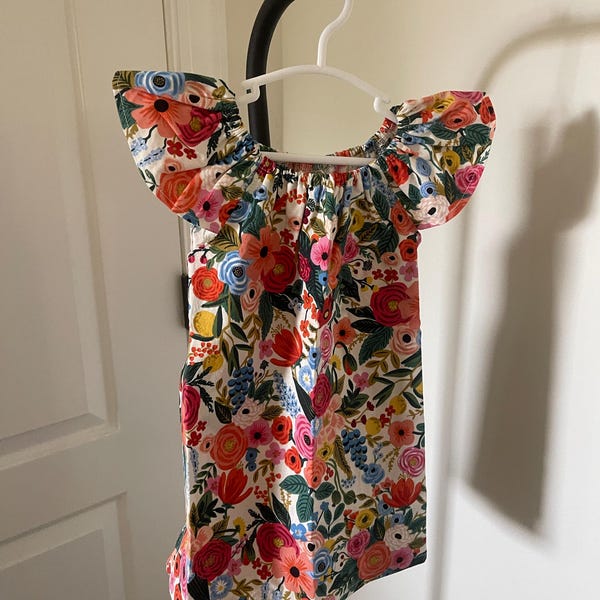 Ruffled Linen Baby Bonnet Girl, Ivory, Dusty Pink, Dusty Blue Ruffle ...