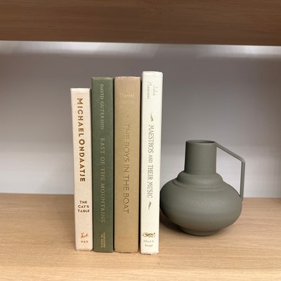 White Book Stack, White Shelf Aesthetic, White Themed Books, Ivory ...