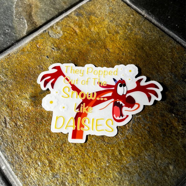 Mushu Sticker // Mulan Sticker // Disney Sticker // Disneyland Sticker ...