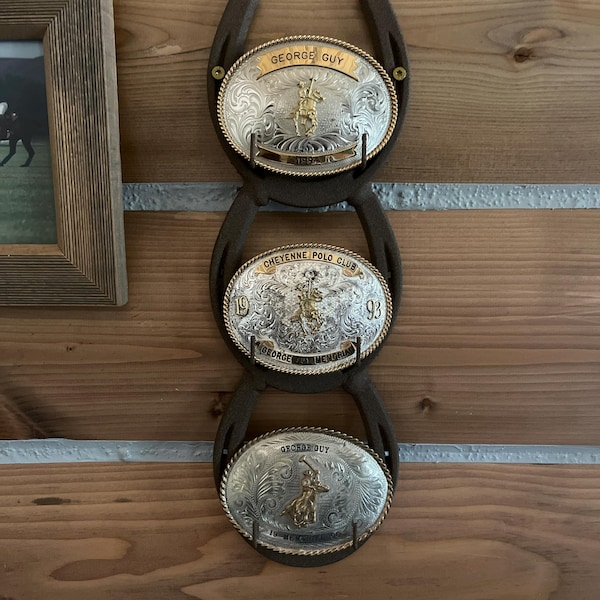 Western Trophy Belt Buckle Display - Etsy
