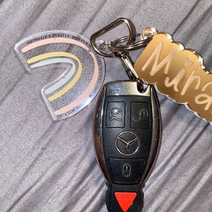 Way Maker, Miracle Worker Modern Rainbow Keychain - Etsy