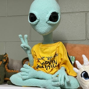 Alien Crochet Amigurumi Pattern DIGITAL Download PDF by Crafty ...