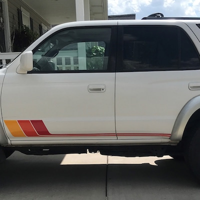 Kit Toyota 4runner TRD Racing Ivan Stewart Retro Vintage Stripe Kit ...