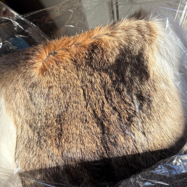 Large Soft Rabbit Fur Holster for Crafts and Decor 12*18 in Premium Fur ...