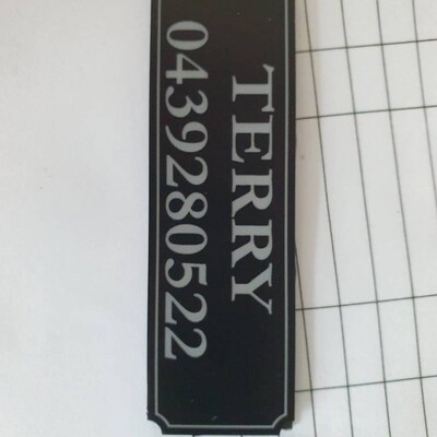 Memorial Name Plate Brass Colour Coffin Urn Name Plate Memorial Funeral ...