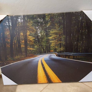 Wrapped Canvas, West Virginia, Railroad, Vanishing Point - Etsy