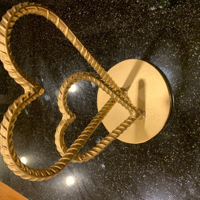 Handcrafted Industrial Heart Sculpture of Repurposed Welded Rebar - Etsy