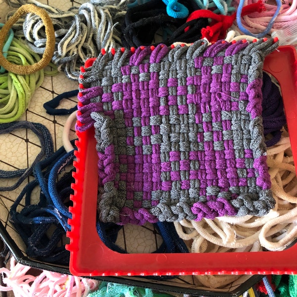 Loops for 7 Pot Holder Weaving Looms, Mini Pack by Friendly Loom ...