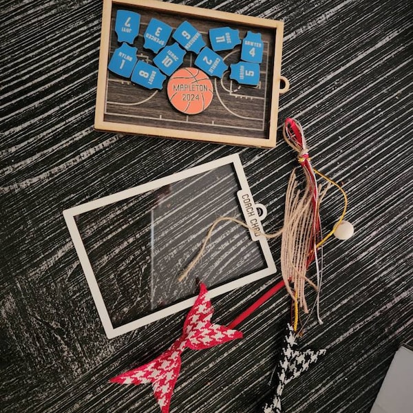Personalized Basketball Shaker Ornament, Custom Jersey's Name & Number ...