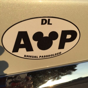 Annual Passholder Bumper Sticker or Car Magnet - Walt Disney World or ...