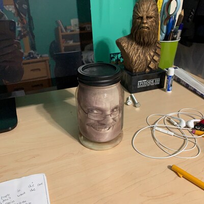 Halloween Decoration YOUR FACE in Jar, Scary Halloween Décor, Halloween ...