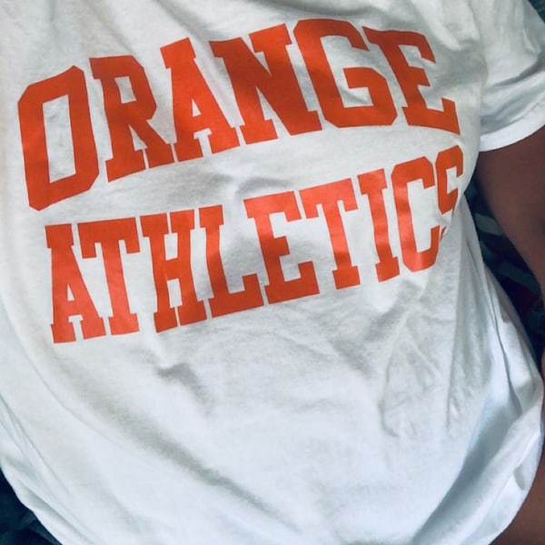 CUSTOM College Shirt | Customized School Group Block Lettering | Custom ...