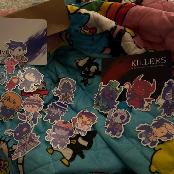 Roblox Forsaken Admins Glossy Vinyl Sticker Pack - Etsy