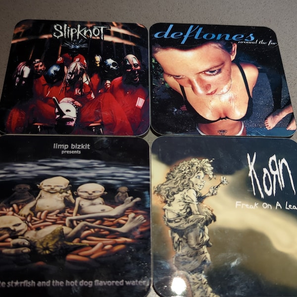 Vinyl Album Cover Coaster Custom Vintage Vinyl Record Coaster Gift for ...