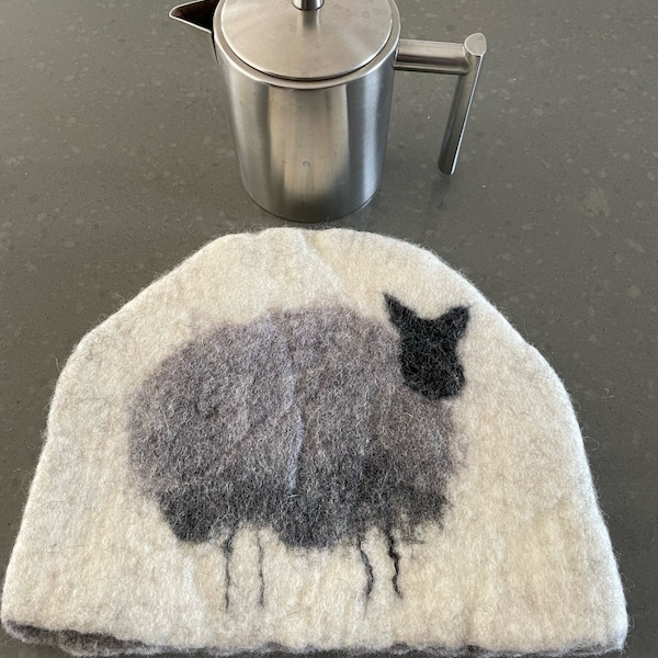 Tea Cozy, Teapot Cozy, Felted Tea Cozy, Sheep Tea Cozy, Coffee Cozy ...