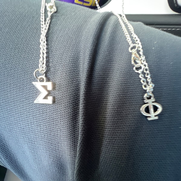 Omega Symbol Jewellery, Maths Symbol Necklace and Earring, Maths ...