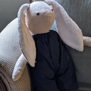 Rabbit Plush Pattern Cloth Doll Pattern Bunny Sewing Pattern Stuffed ...