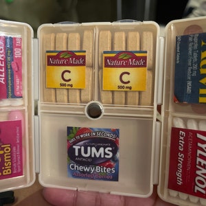 Printable Medicine Labels Pill Container, Travel Pill Case, Pill Case ...