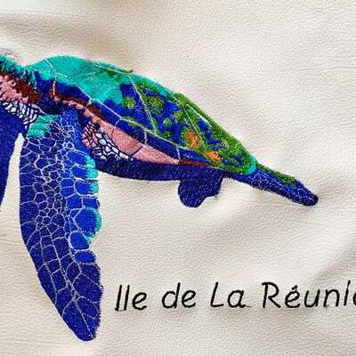 Turtle Machine Embroidery Design Sea Turtle Watercolor Embroidery Files ...