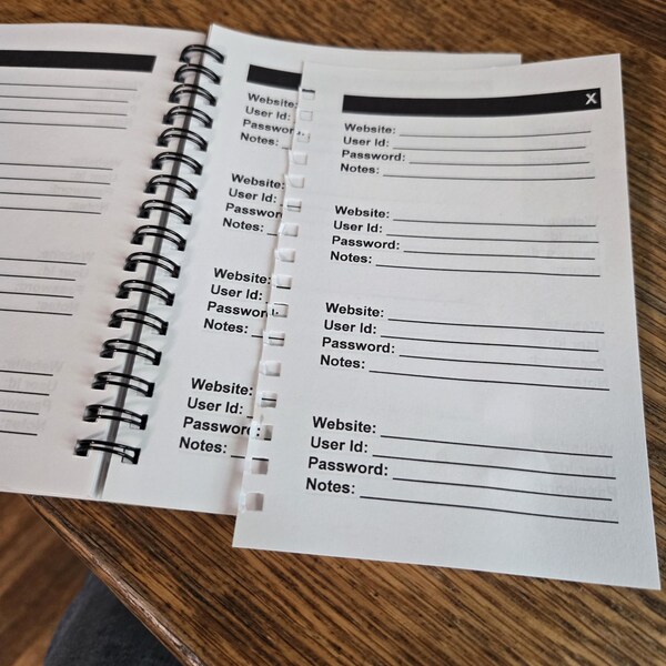 Password Book With Owl Theme Front Cover, 4 X 6 Inch Password Log ...