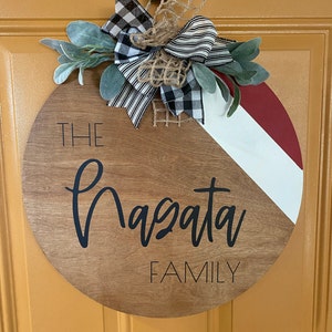 Home of a Veteran Round Door Sign Hero Door Sign Military | Etsy