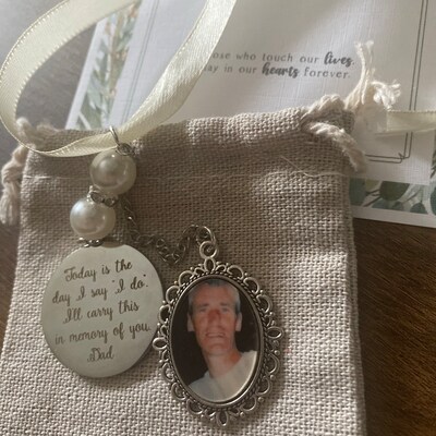 Groom Memorial Pin Groom Buttonhole Charm Groom Memory Pin Loved One ...