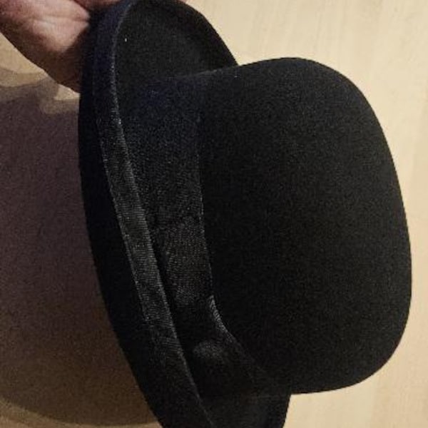 Men’s Wool Bowler Hat – Classic Banker Style – 100% Wool Felt – Formal ...