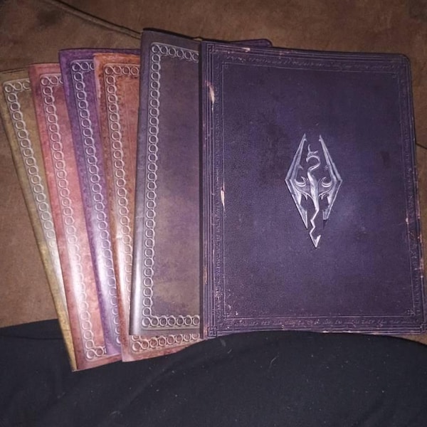 Un-official Handmade Skyrim Magic Tomes / Journals - Etsy