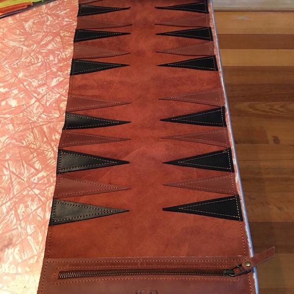 Leather Backgammon Set,travel Backgammon Set,travel Backgammon Roll ...