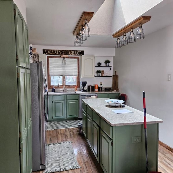 Farmhouse Beam Light Fixture: Rustic Elegance With Handcrafted Ceiling ...